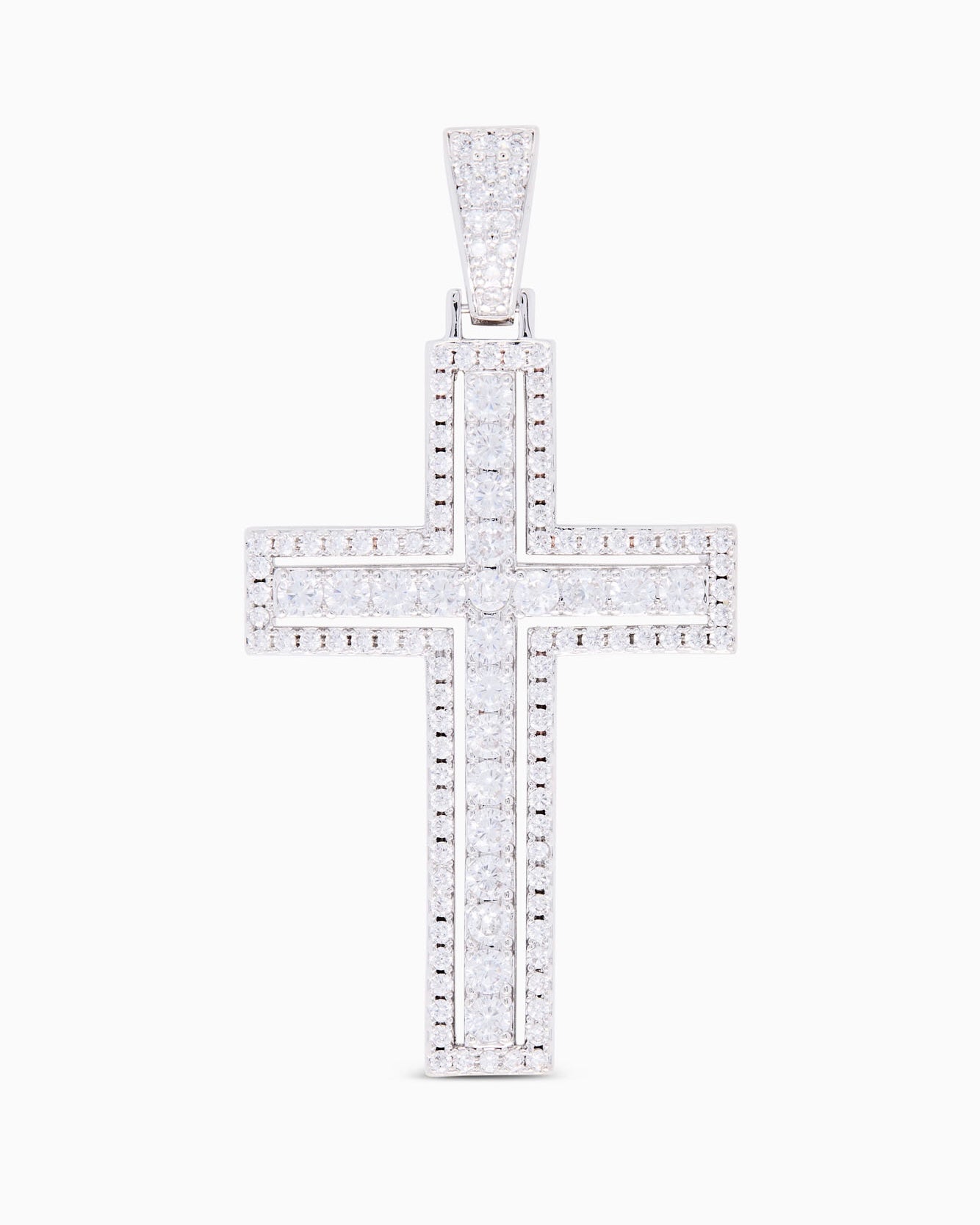 Double Iced Cross (Silver) – KOLT&CO