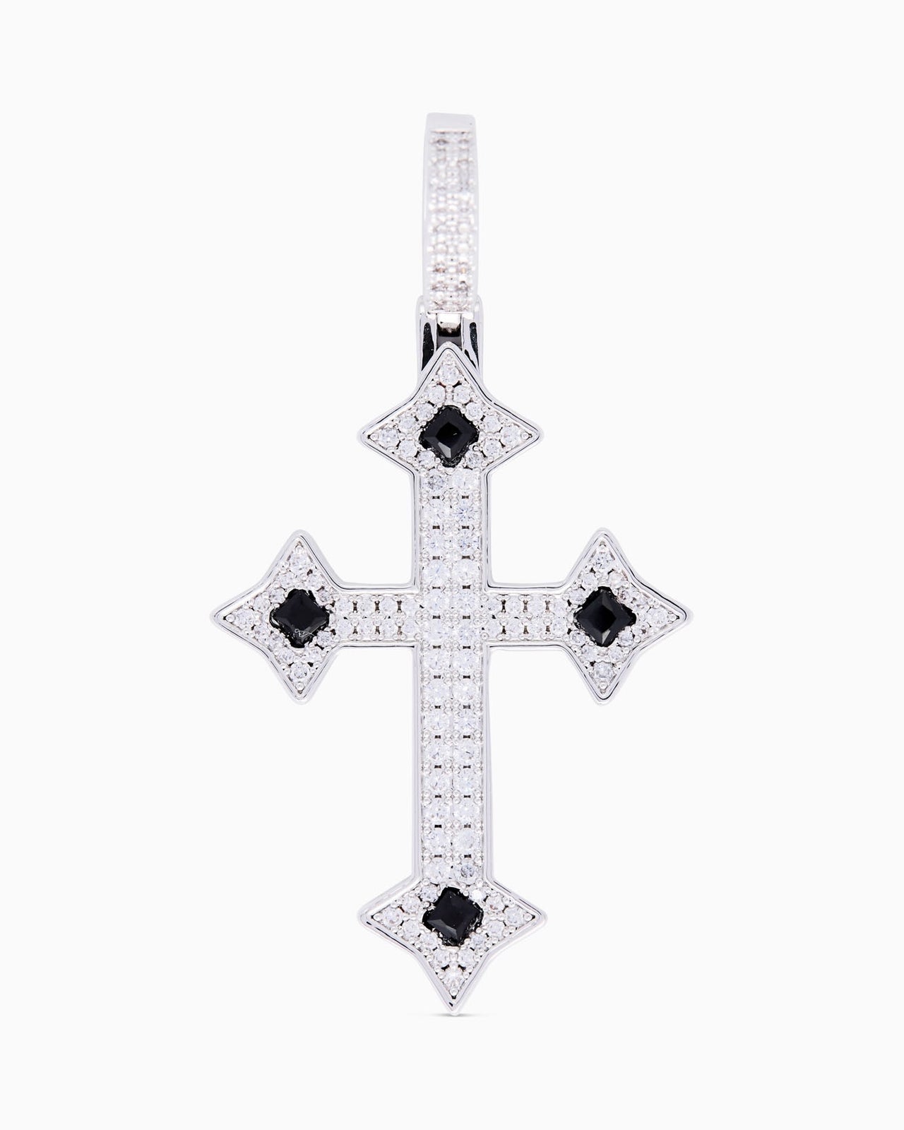 Iced Cross Onyx (Silver) – KOLT&CO